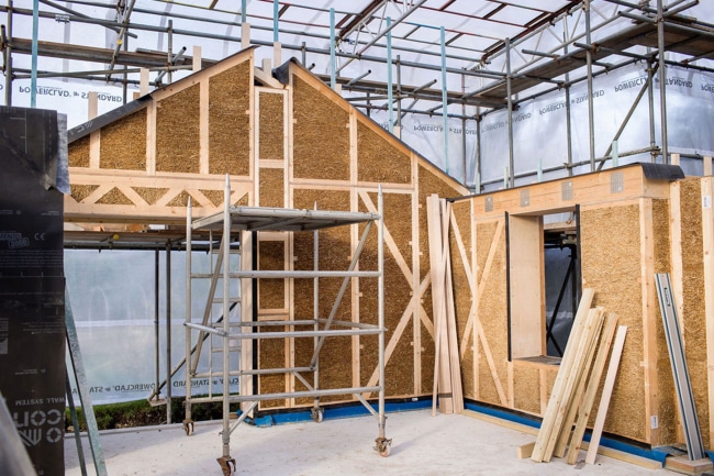 Outpost – Straw Panel Build Underway