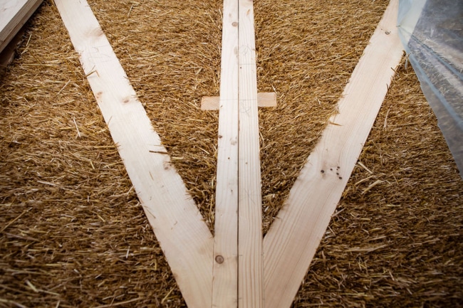 Outpost – Straw Panel Build Underway